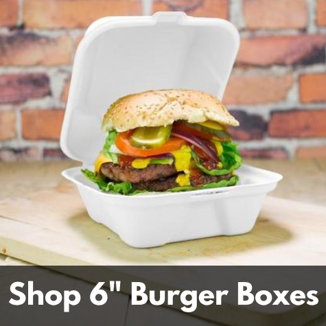 Elevate Your Food Business with Vegware's 6" Bagasse Burger Boxes ...